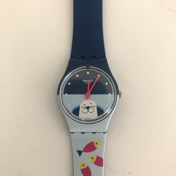Swatch Watch Rare Fish Me Baby Womenâ s Ladies 2016 | WatchCharts ...