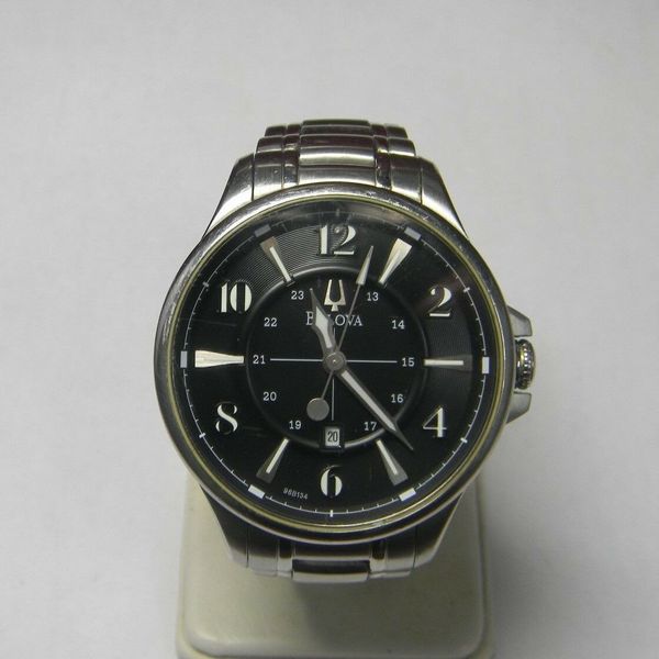 Bulova C860870 Stainless Steel Black Face Watch | WatchCharts Marketplace