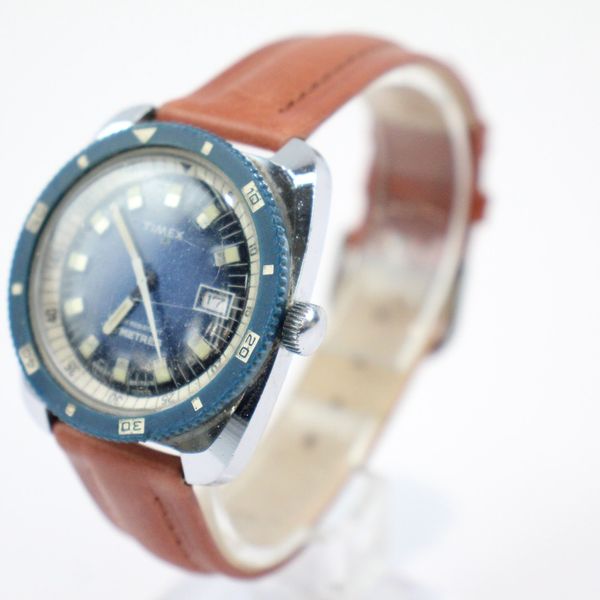 Mens Vintage Timex Diver Style Watch Hand Wind Working | WatchCharts ...