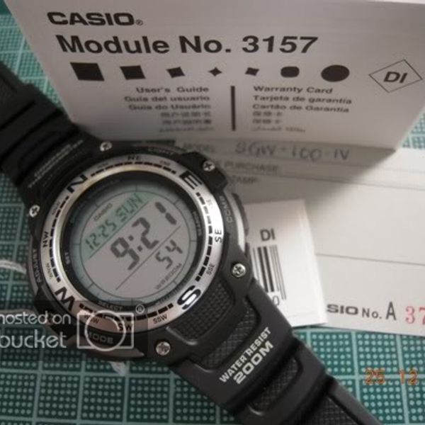 Fs Casio Digital Watch Compass Thermometer 200m Wr Watchcharts