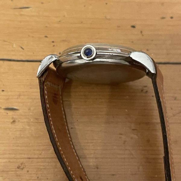 Longines 23z CenterSecond Star Vintage Menâ s Swiss Watch Chrome Jumbo ...