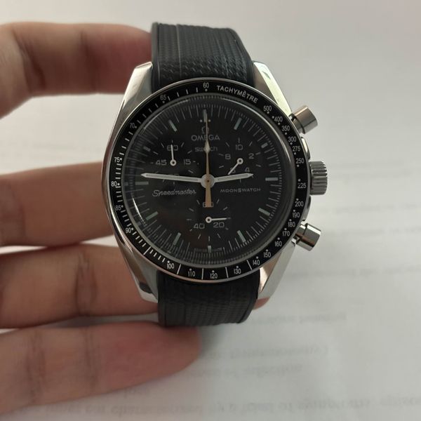 omega mod MoonSwatch metal case mod MISSION TO THE MOON - November ...