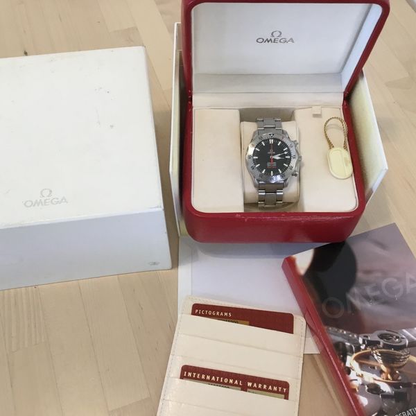Omega Seamaster Jacques Mayol â Apneaâ Free diving Automatic Watch ...