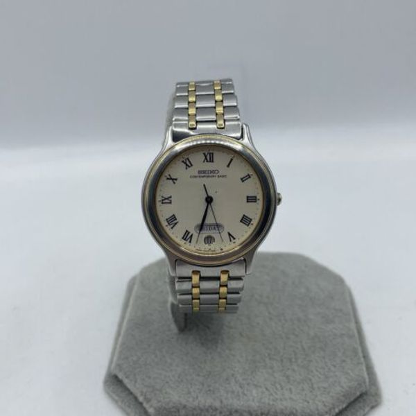 Rare Seiko JDM Spirit Contemporary Basic 5H23-6B90 Quartz Watch 32mm ...