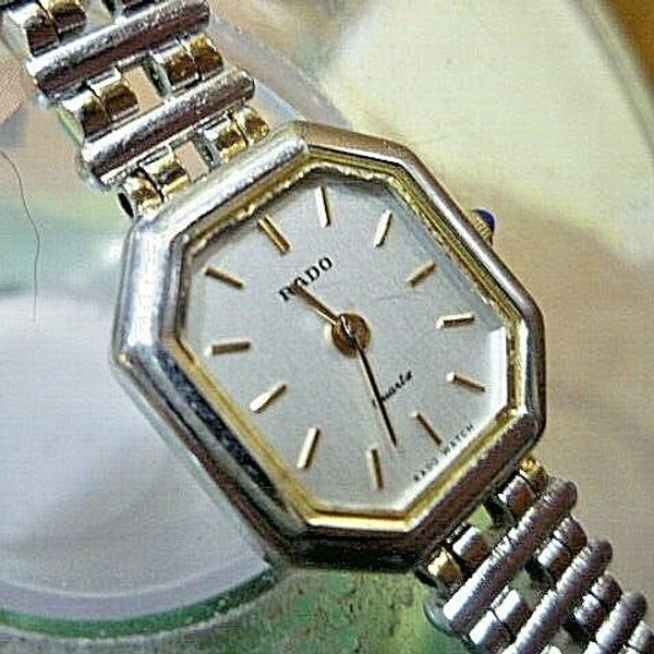Ladies 19mm RADO 6 jewel ETA 978.002 Quartz 6 1/4" wrist | WatchCharts