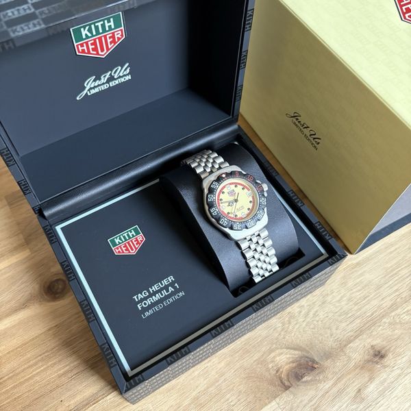 KITH x TAG HEUER Limited edition Formula 1 series - 1 / 1350 Worldwide ...