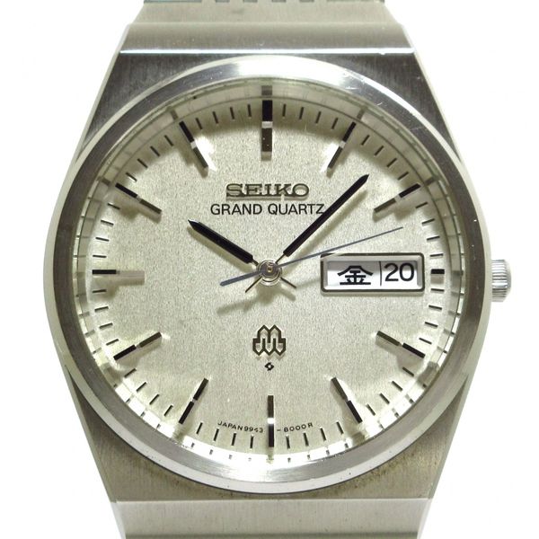 [New] [Used] SEIKO GRAND QUARTZ Watch SS Silver | WatchCharts Marketplace