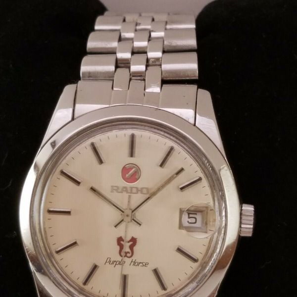 Vintage Watch Rado Purple Horse ETA 2872 17 Jewels Automatic Serviced ...