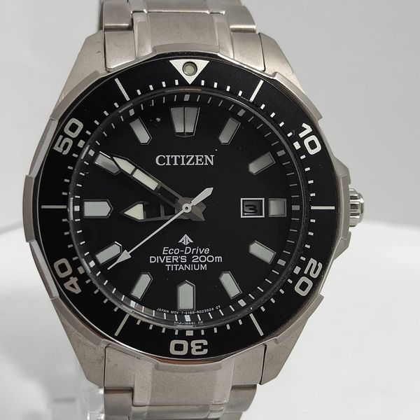 citizen eco drive mens promaster titanium divers 200m watch BN0200-81E ...