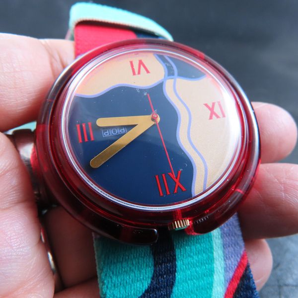 New Swiss Made Swatch POP ART Dial Quartz Men Watch | WatchCharts ...