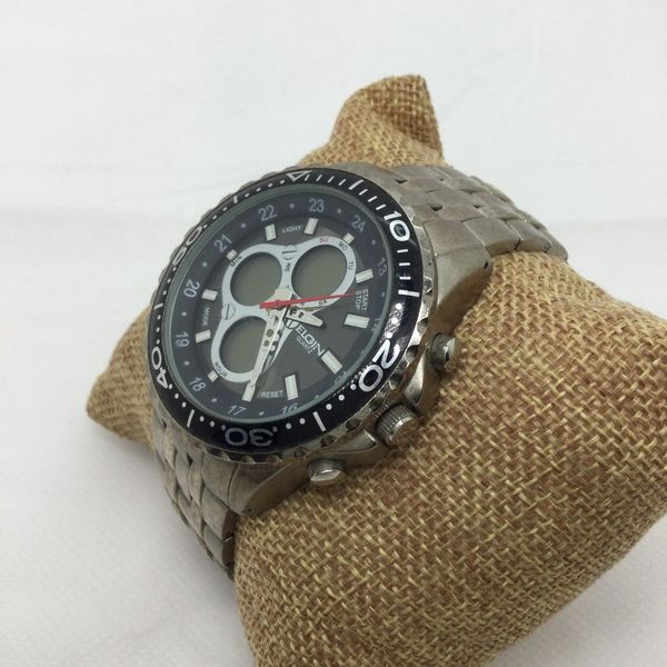 Elgin Digital-Analog Chronograph Wrist Watch (parts/repair ...