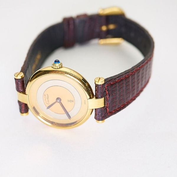 Cartier Lady’s Must de Cartier Vermeil, Lizard Strap Watch | WatchCharts