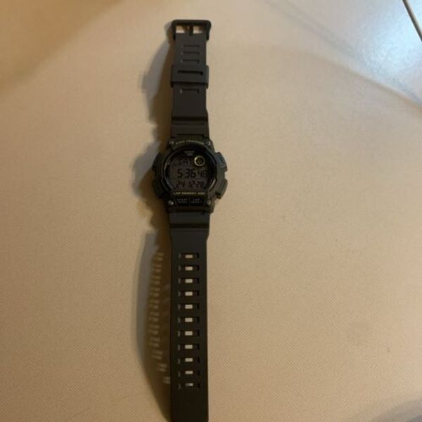 Casio WS-2100H-8AKC Mens Step Tracker Digital Watch Black Resin Round Watch | WatchCharts ...