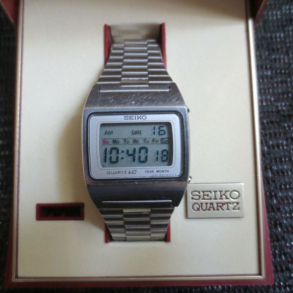 Very Rare Vintage 1978 Seiko M154-5009 Digital LCD Watch | WatchCharts Marketplace