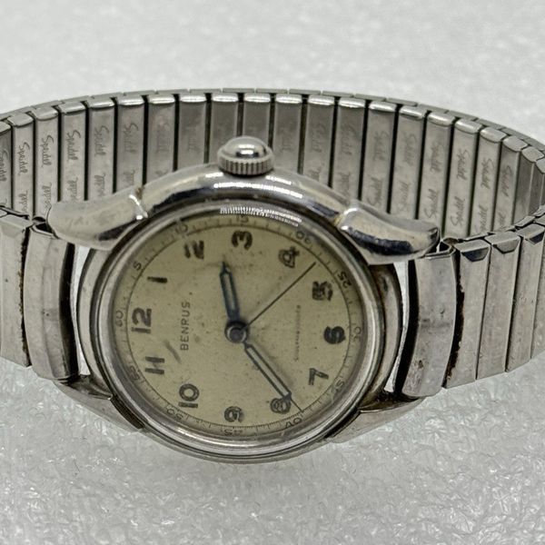 Vintage Benrus Shock Absorber Watch Working Mechanical Wind Up ...