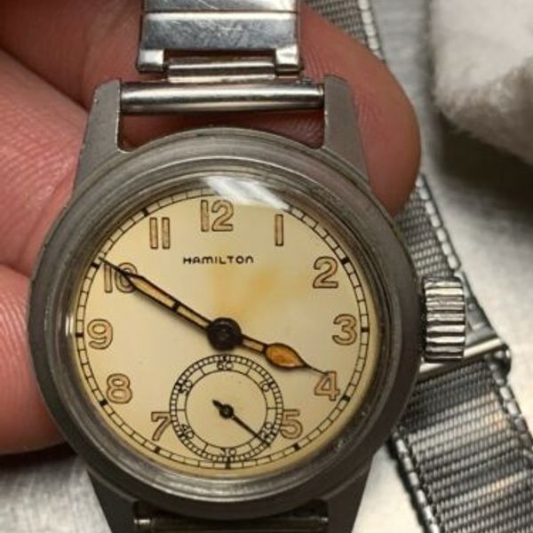 Military Korean War era ORD CORPS Hamilton Wrist Watch 987A Runs Great ...