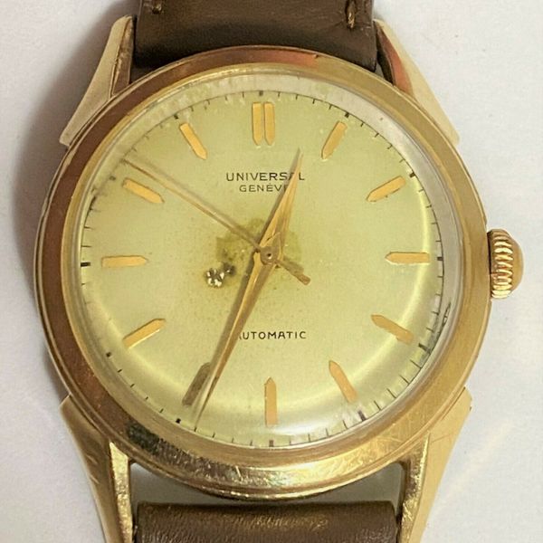Men's Vintage Universal Geneve Automatic Watch 10k Gold filled ...