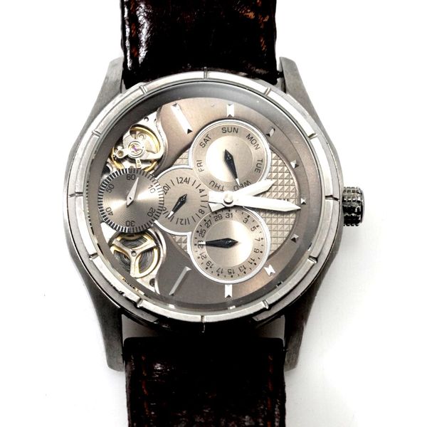 Rare Fossil Twist Arkitekt Semi Automatic Day Date Men's Watch ME-1020 ...