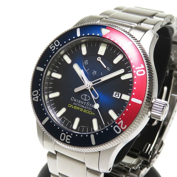 [ORIENT/Orient] F6N4-UAF0 Power Reserve Diver Pepsi Bezel Watch ...