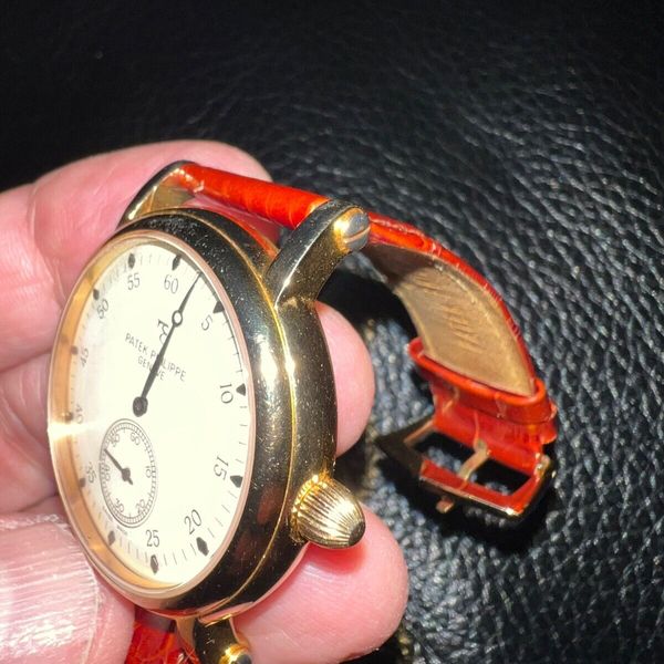 Patek Philippe Watch 18k Gold Mens One hand watch | WatchCharts Marketplace