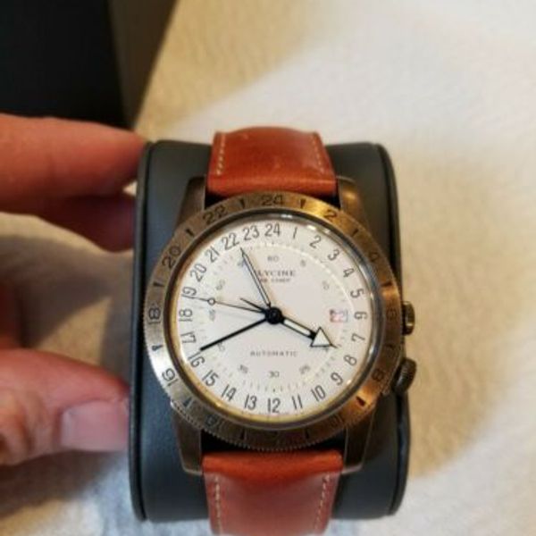 Glycine Men's GL0245 Airman Vintage "The Chief" GMT Automatic 40mm ...