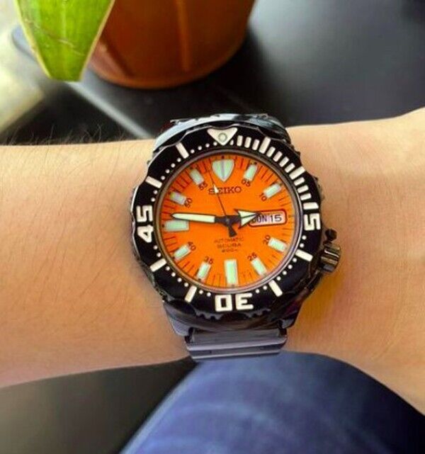 Seiko Orange Night Monster SZEN001 Price as of June 2026 | WatchCharts