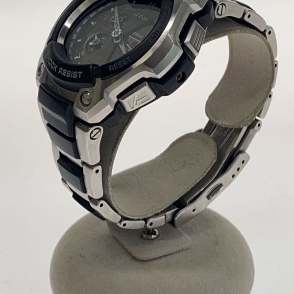 CASIO G-SHOCK MTG-1100-1AJF Silver Stainless Steel Solar Analog Watch ...
