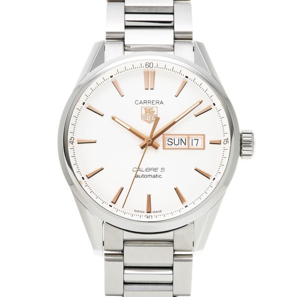 TAG Heuer Carrera Calibre 5 Day Date (WAR201D) Market Price | WatchCharts