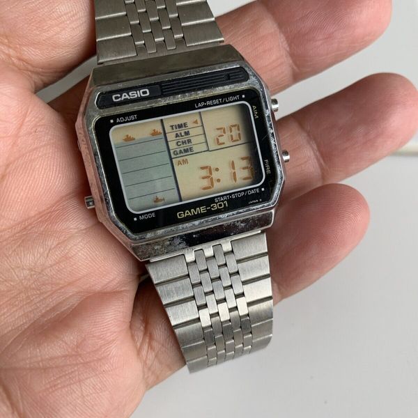 Casio Game Watch Collection Game 301 Sea Battle Game Japan Read ...