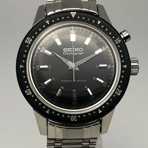 Vintage 1964 Seiko Crown One push chrono 45899 Tokyo Olympic Hand ...