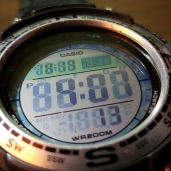 Casio Men's Twin Sensor Analog-Digital 20 Bar Compass Watch 3157 Model ...