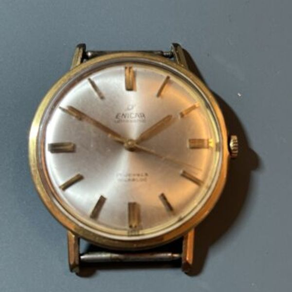 Genuine Vintage Enicar Ultrasonic 17 Jewels Incabloc- No strap ...