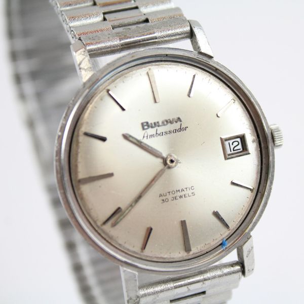 Mens Bulova Ambassador Micro Rotor Watch Automatic SPARES & REPAIRS ...