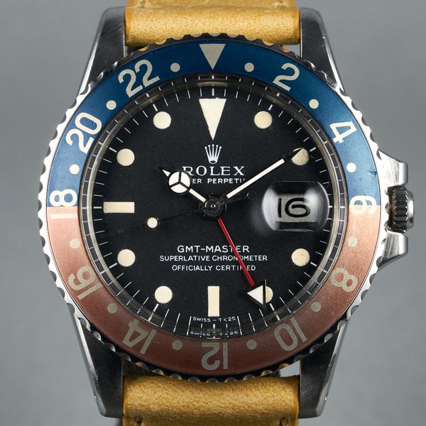FS: 1972 Rolex GMT Ref: 1675 Pepsi with Mk I 'Long E' Dial ...