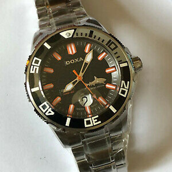 Authentic DOXA Shark Ceramica XL D196SGY Automatic Watch Limited ...