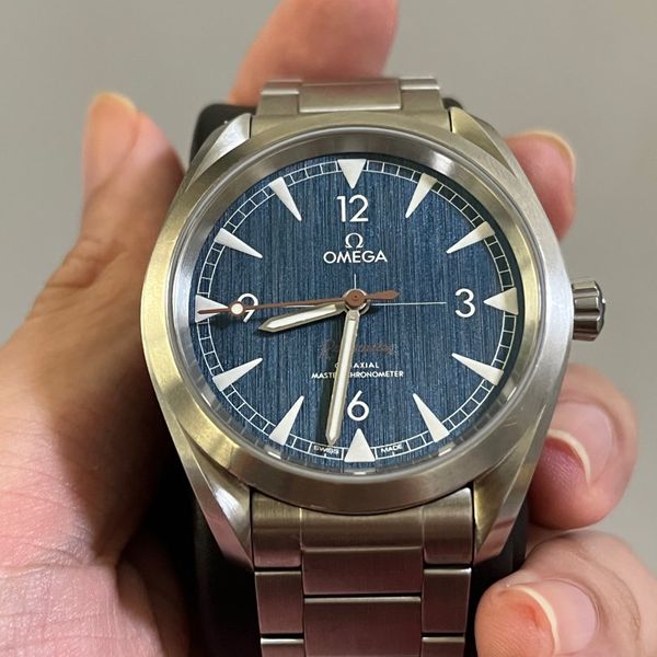 Omega Seamaster Railmaster Denim Blue | WatchCharts Marketplace