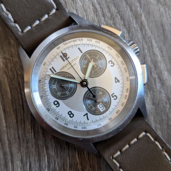 [WTS] HAMILTON Khaki Aviation Quartz Chronograph, Panda Dial, Date @ 6 ...