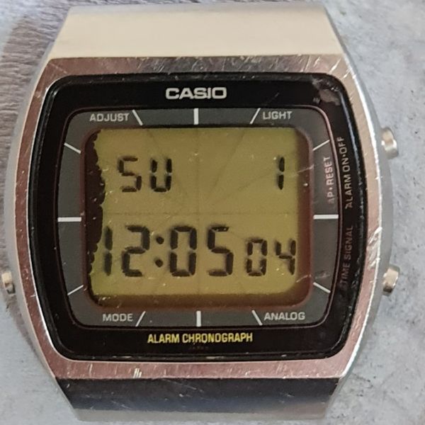 Casio A203 Digital Hands Vintage Late 70s Blue Thunder Watch | WatchCharts Marketplace