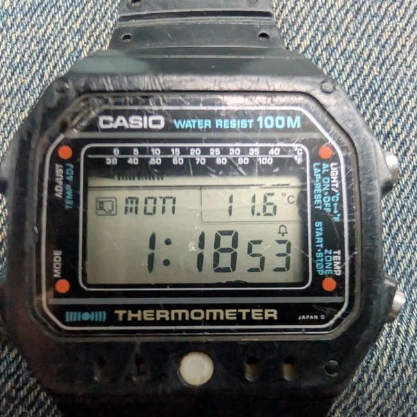 Casio 215 Ts-1000 Japan Vintage Digital Watch Rare Collectible ...