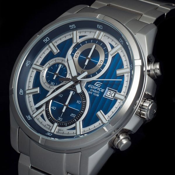 SOLD: Casio Edifice Beautiful Blue Chrono, EFR-532D-2AVUDF. REDUCED $49 ...