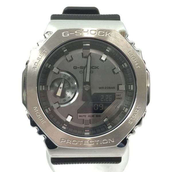 [Used] CASIO Quartz Wristwatch_G-SHOCK/Digi-Ana/Rubber/SLV/BLK/SS ...