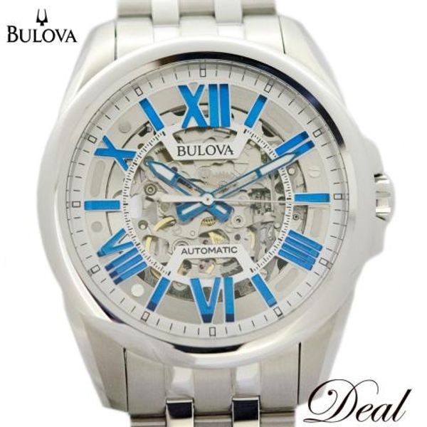 BULOVA Bulova Mechanical Classic Skeleton 96A187 Men's Watch ...