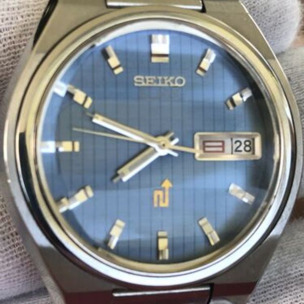 Seiko Elnix Rare Piece April 1974 0703-6020 Faceted Crystal & Strip ...