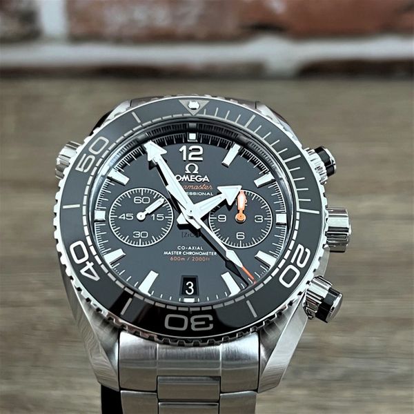 FS: OMEGA Planet Ocean 45.5 Black dial Chronograph Stainless Steel 600m ...