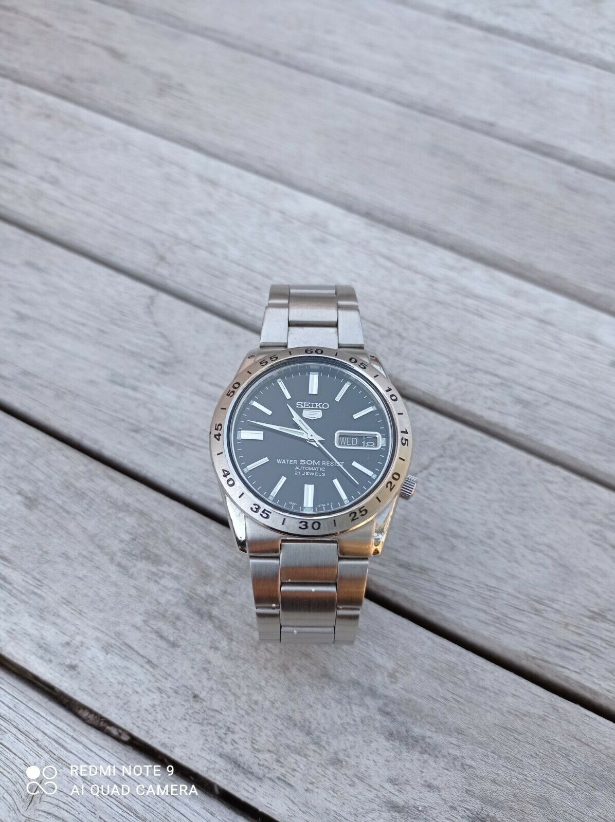 Seiko 5 SNKE01K1 - SEIKO five self-winding watch men watch black dial ...