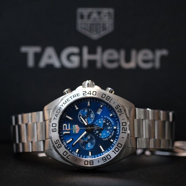 New UNWORN FULL SET TAG Heuer Formula 1 Quartz 43mm Chronograph CAZ101K ...