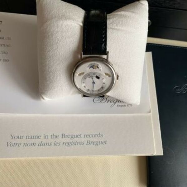 Breguet 3330BB Classique Day Date Moonphase Automatic White Gold ...