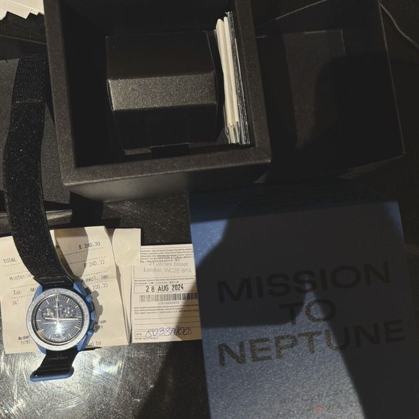 OMEGA Swatch Speedmaster MoonSwatch Mission To Neptune | WatchCharts ...