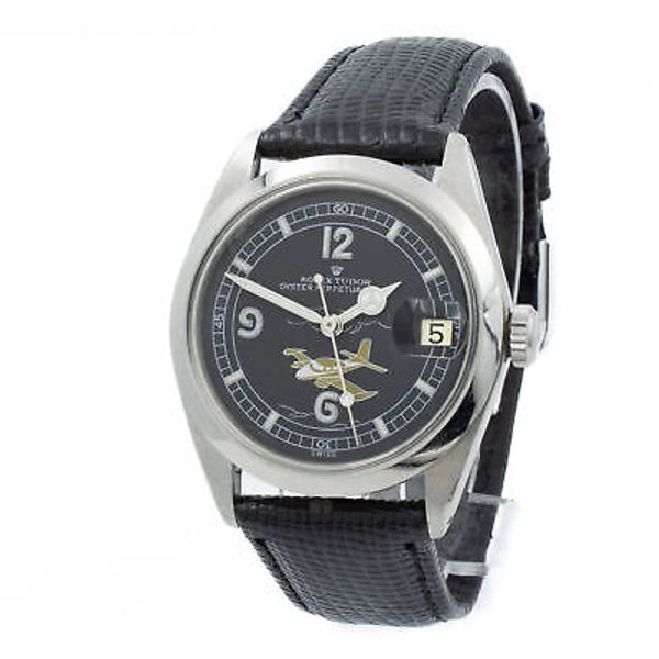 Tudor Prince Oysterdate Ref. 7106/0 w/ Custom Rolex Plane Dial 34mm # ...