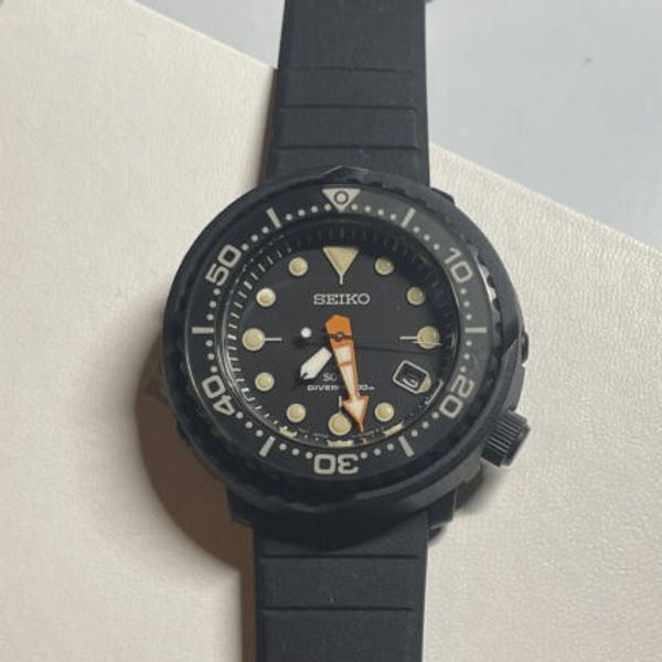 Seiko Prospex Men's Black Watch - SNE577P1 | WatchCharts Marketplace